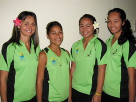 Team Cook Islands shine in new uniforms - Pacific Mini Games Cook ...