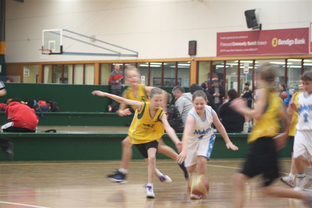 OUR U12 GIRLS IN MELBOURNE 2013 - Western Magic Basketball Club - GameDay