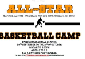 DBA All Star Basketball Camp - Palmerston Power Basketball Club - GameDay
