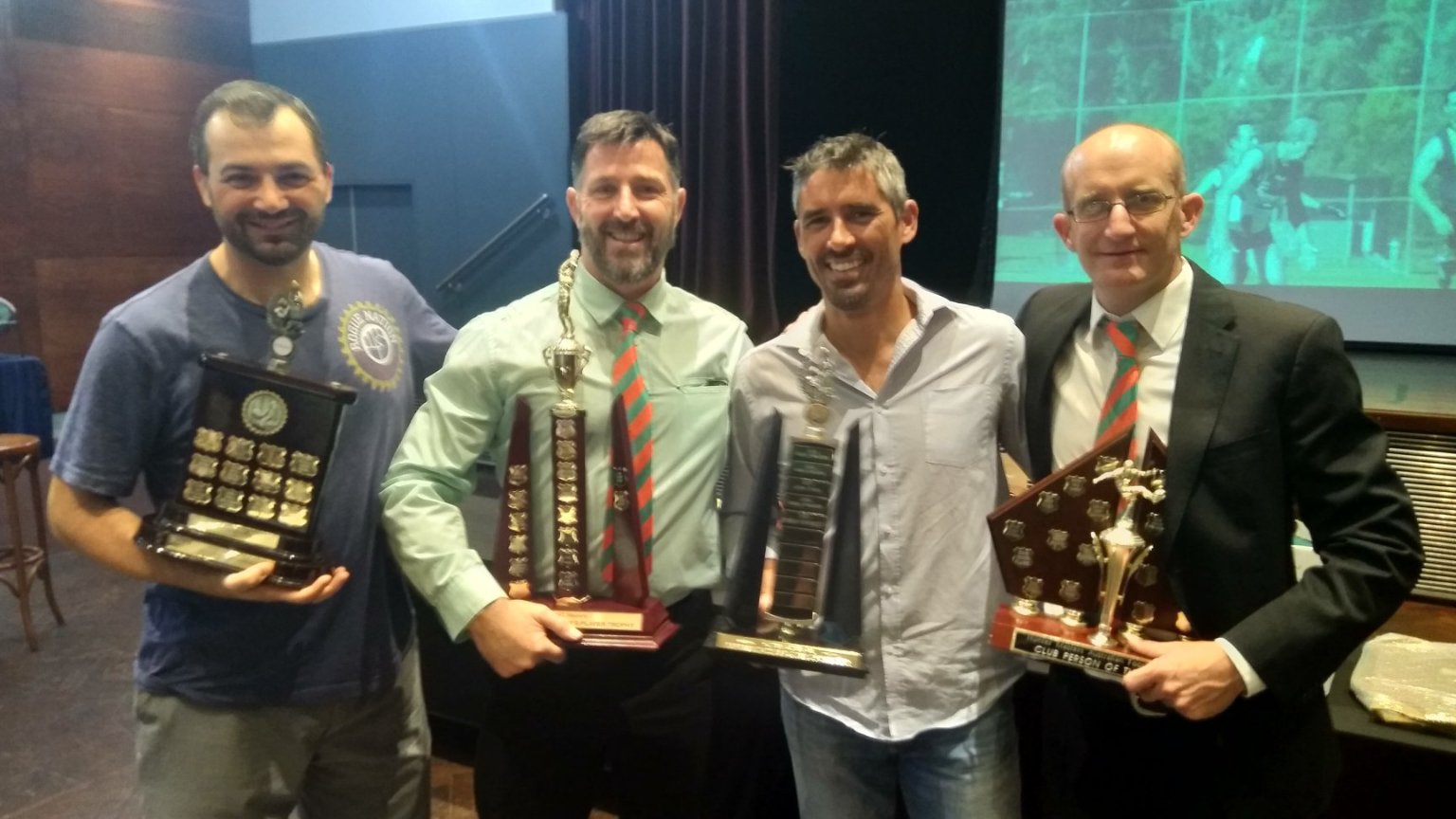 Presentation Night Award Winners - Hunter AFL Masters - GameDay